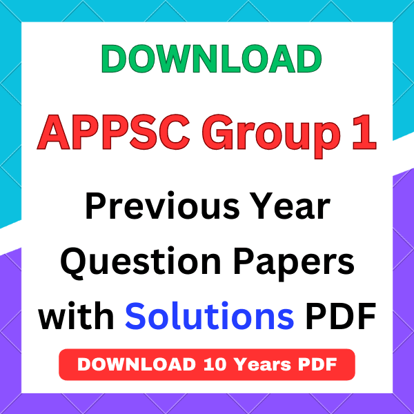 APPSC Group 1 previous year question papers with answers pdf – Govt. Exams