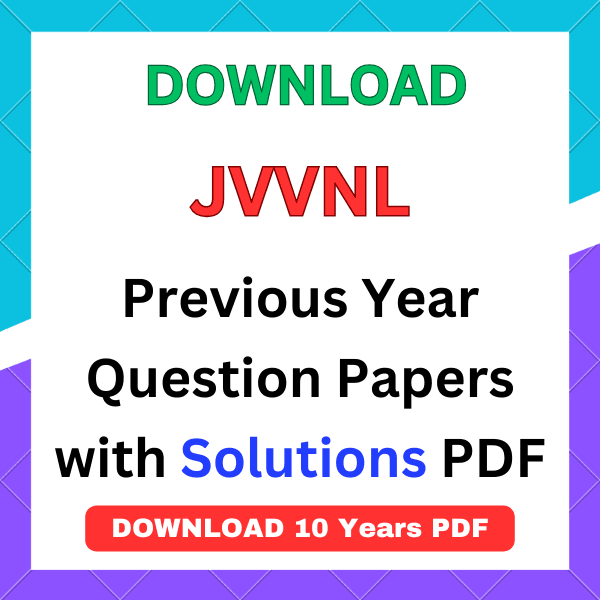 Download JVVNL Question Papers with Answers PDF